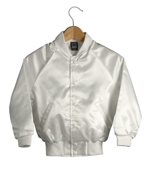 Satin Baseball Jackets | Satin Baseball Jacket (White) | Satin Baseball ...