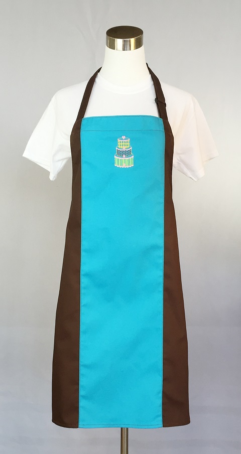 Color Block Apron (Turquoise) | Color Block Apron (Turquoise) | Sunstarr
